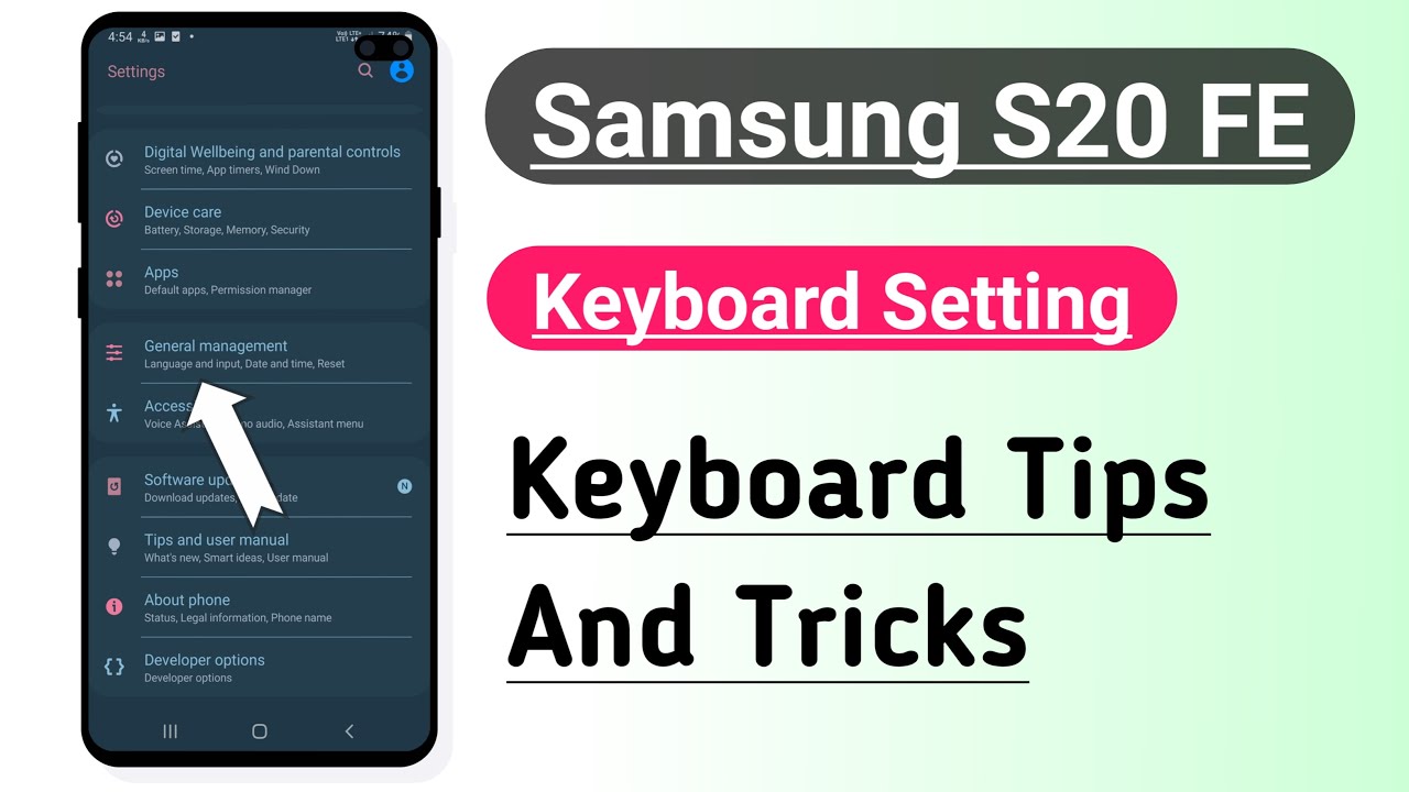 Samsung S20 FE Keyboard Setting, Keyboard Tips And Tricks - YouTube