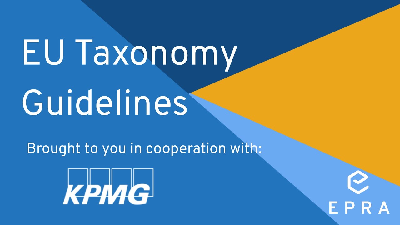 EU Taxonomy Guidelines - YouTube