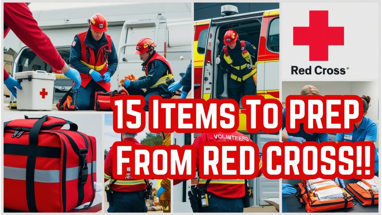 15 Essential Items to Prep from the Red Cross!! - YouTube