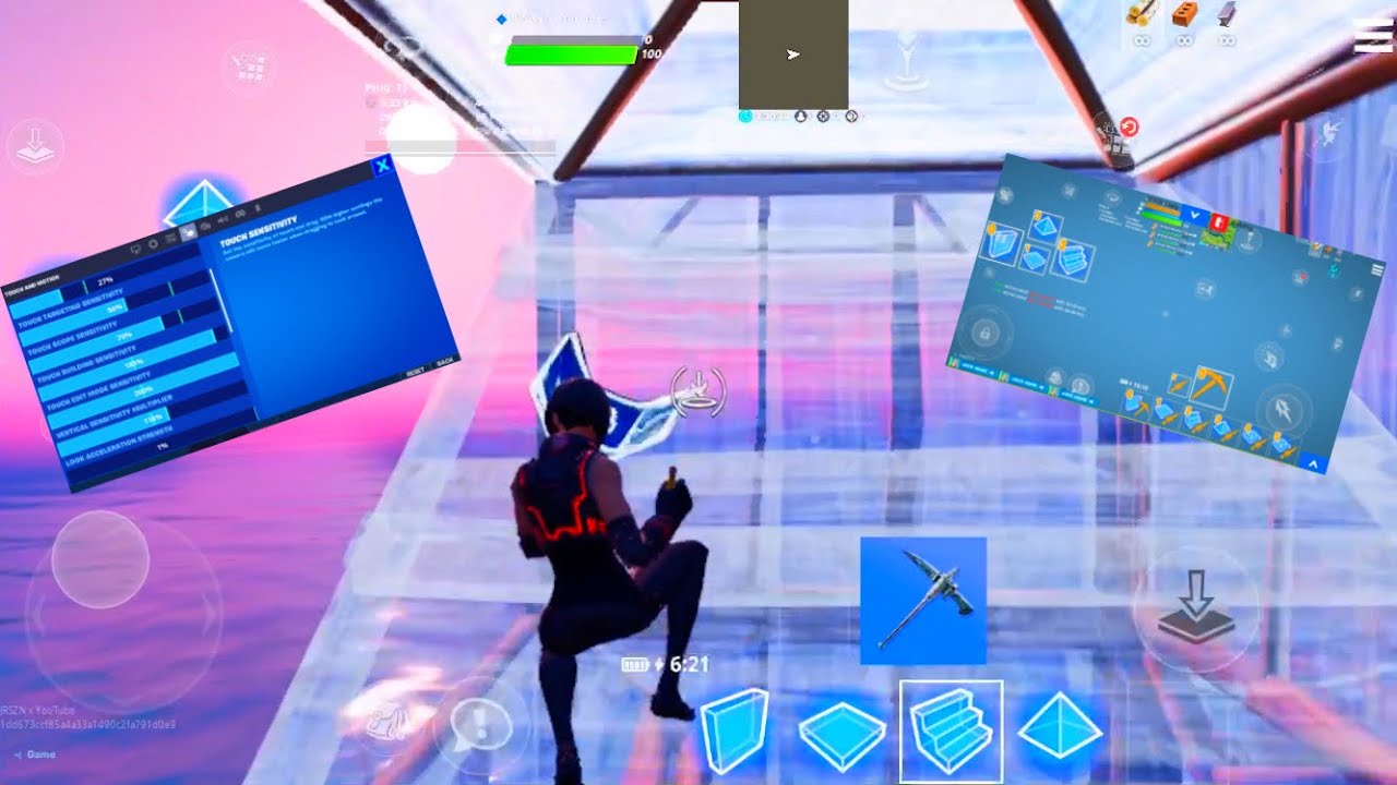 The BEST hud and settings for iPhone players | Fortnite mobile | 4 ...