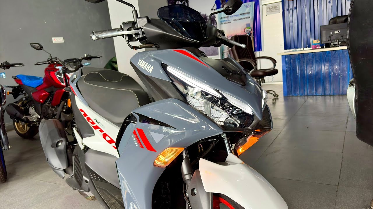 New Yamaha Aerox 155cc Best Scooter 2025 Bs7 Model ₹price Mileage ...