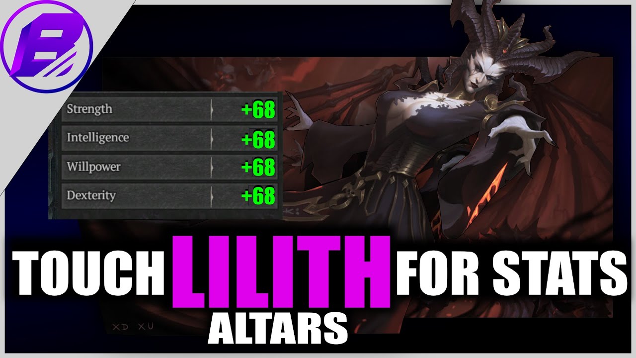 Lilith Altars and Alt Character Leveling Go Hand in Hand in Diablo 4 - YouTube