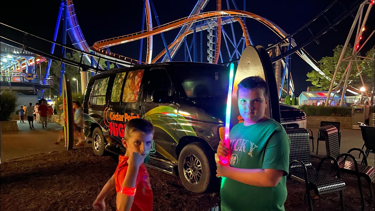 Cedar Point Nights: Our First Time Checking Out the Beach Fun - YouTube