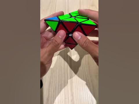 Funny way to solve tip on Pyraminx Rubik’s Cube #shorts #rubikscube - YouTube