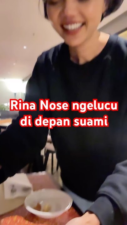 Rina Nose ngelucu di depan suami! Garing sendiri!! Ketawa sendiri!! - YouTube