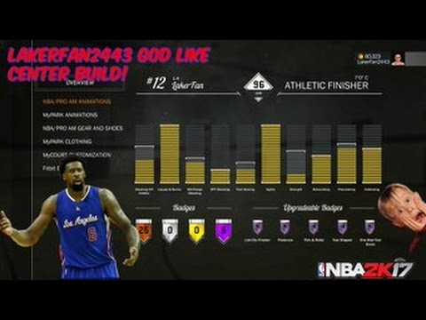 BEST CENTER BUILD IN 2K17! (ATHLETIC FINISHER 7'0) NBA2K17 ATTRIBUTE ...