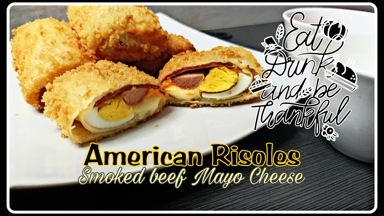RESEP AMERICAN RISOLES | CRISPY DILUAR GURIH DIDALAM || RISOLES SMOKED ...