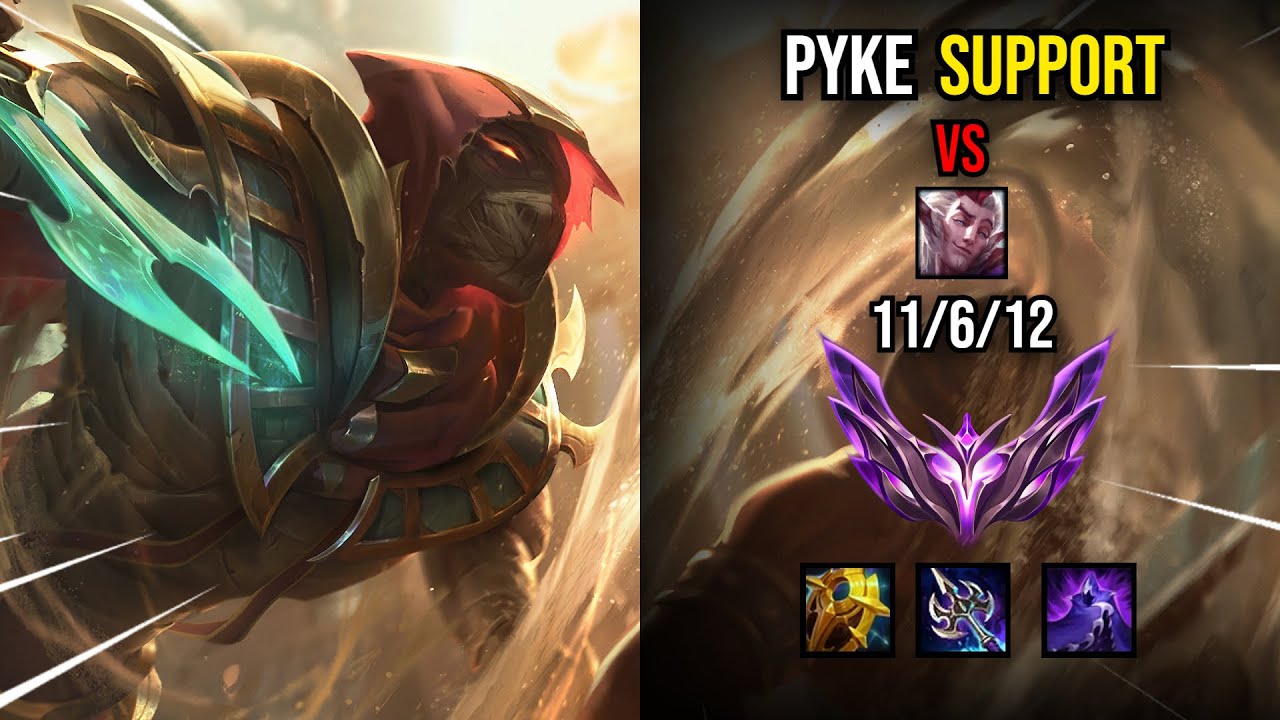Pyke Support vs Rakan | Master NA Gameplay - YouTube