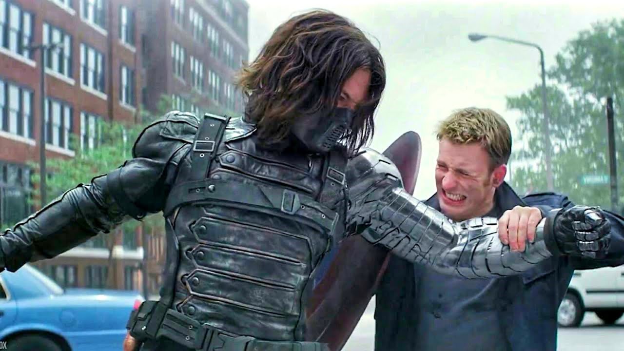 Top 10 Badass Winter Soldier Scenes - YouTube