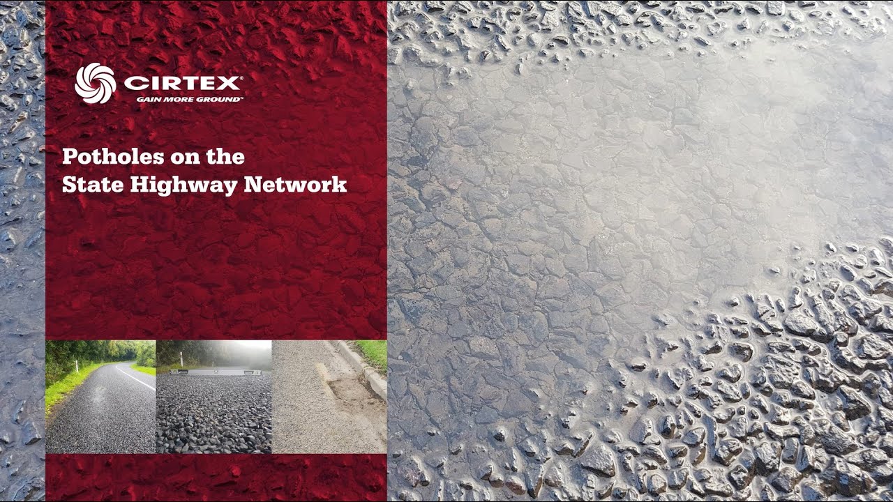 Potholes on the State Highway Network - YouTube