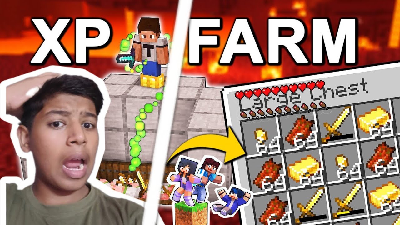 “Minecraft EASY Mob XP Farm in Just 5 Minutes! ⚡ OP XP Farm Tutorial” 💕 ...