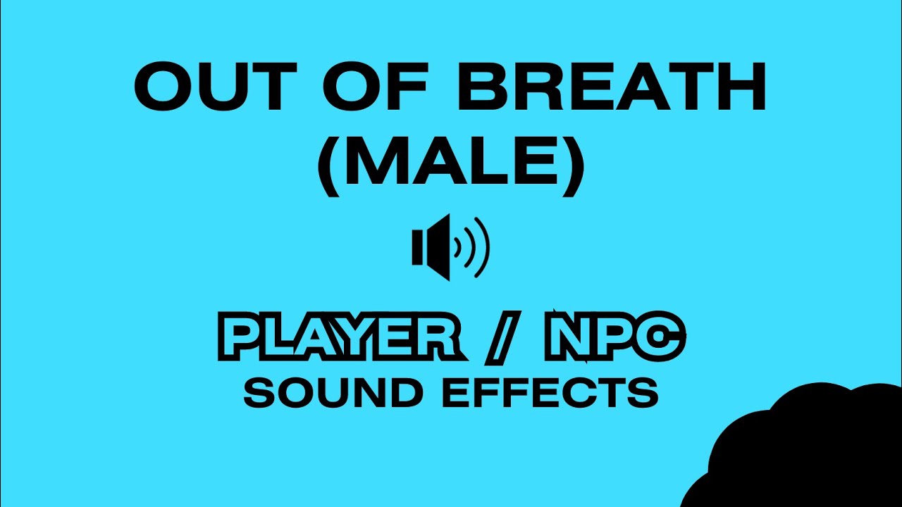 OUT OF BREATH (Male) - Sound Effects - YouTube