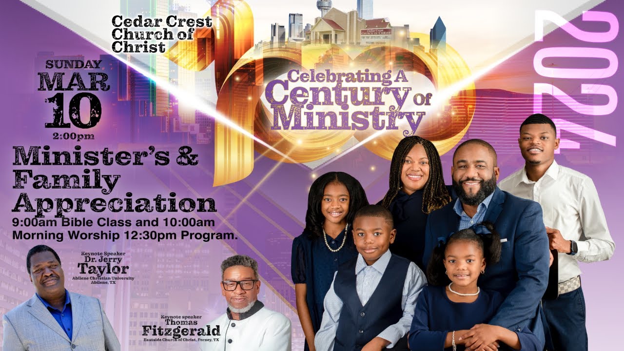 | Celebrating A Century of Ministry! _ Worship Service | Minister's ...