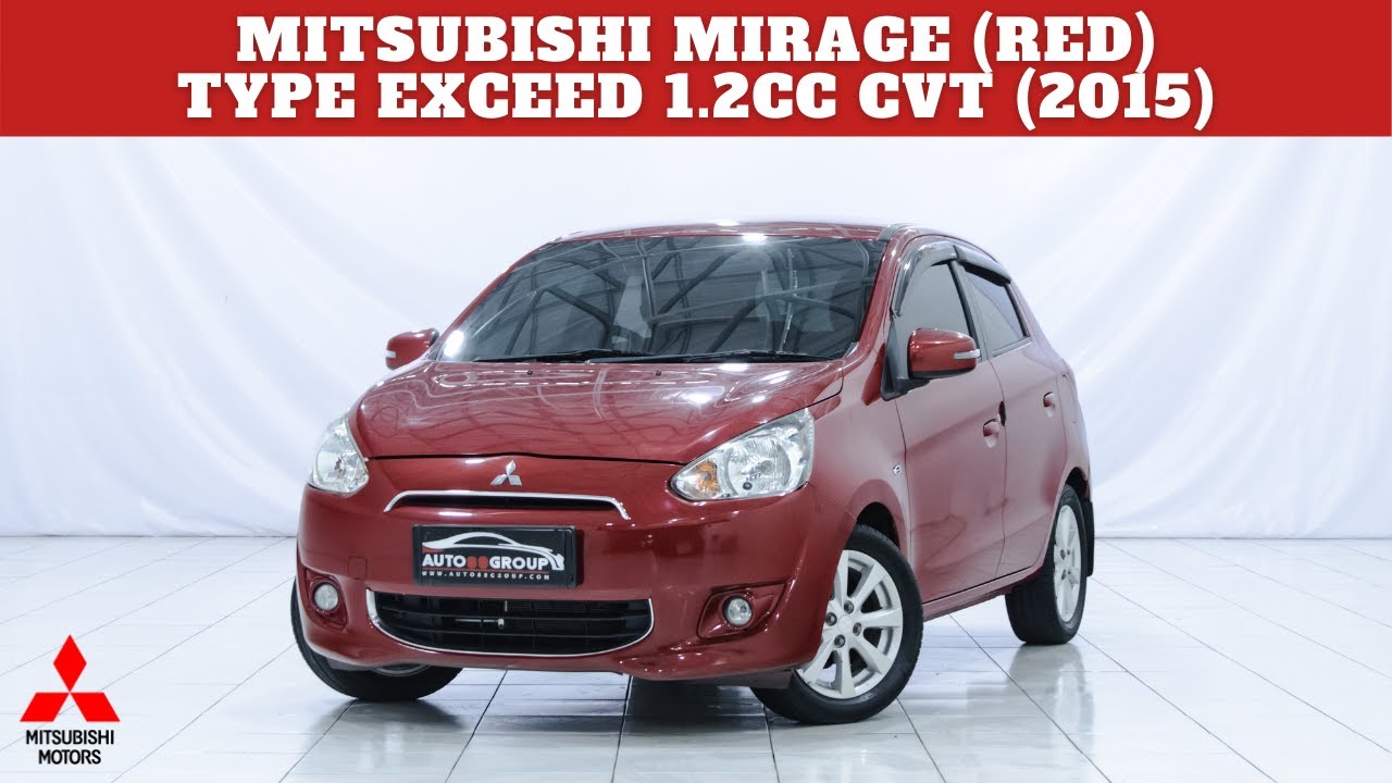 MITSUBISHI MIRAGE (RED) TYPE EXCEED 1.2CC M/T (2015) - YouTube