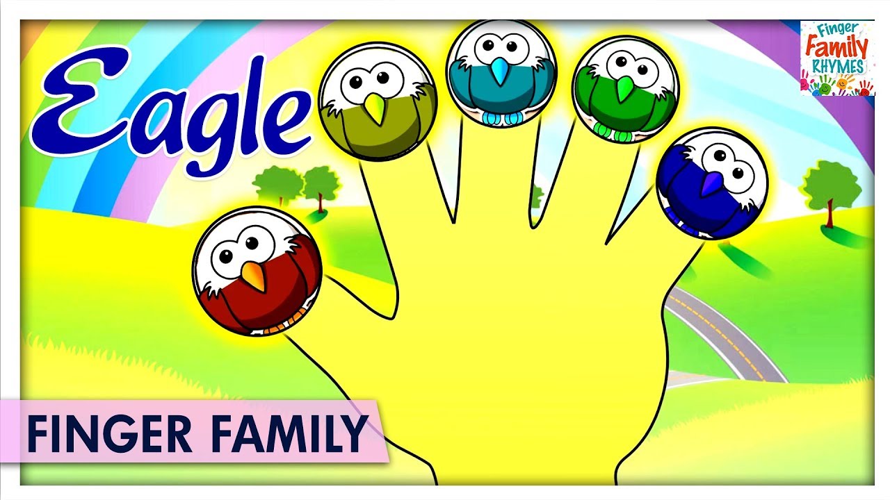Eagle Finger Family Songs || Colorful Nursery Rhymes For Children ...