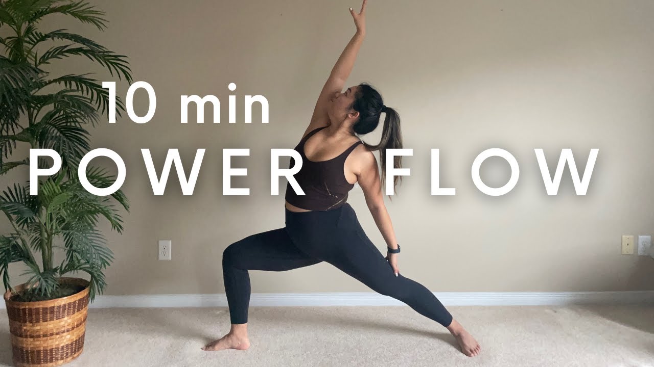 10 MIN Power Flow | Sculpt & Sweat - YouTube
