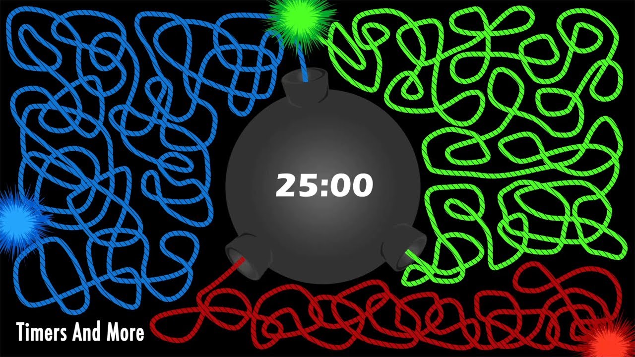 25 Minute Timer Bomb | 💥 Colored Wicks 💥 - YouTube