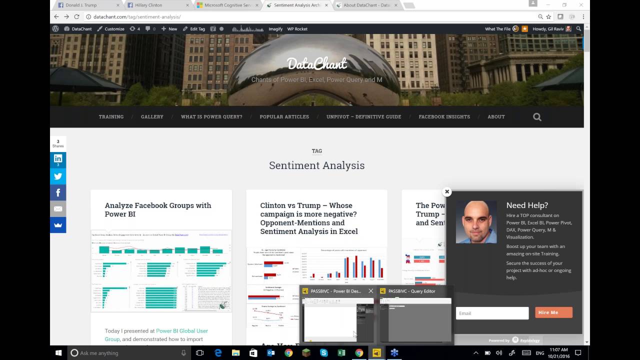 Sentiment Analysis In Power Bi By Gil Raviv Youtube