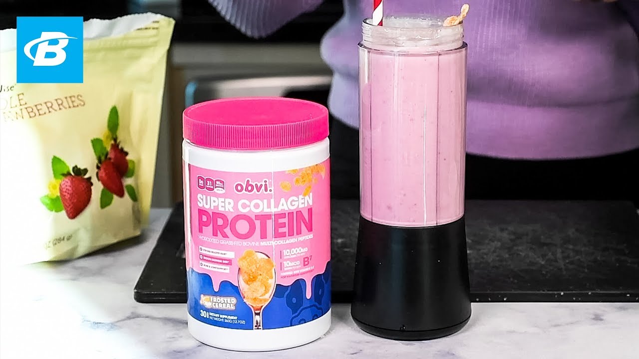 Frosted Smoothie Recipe | Obvi Super Collagen Protein - YouTube