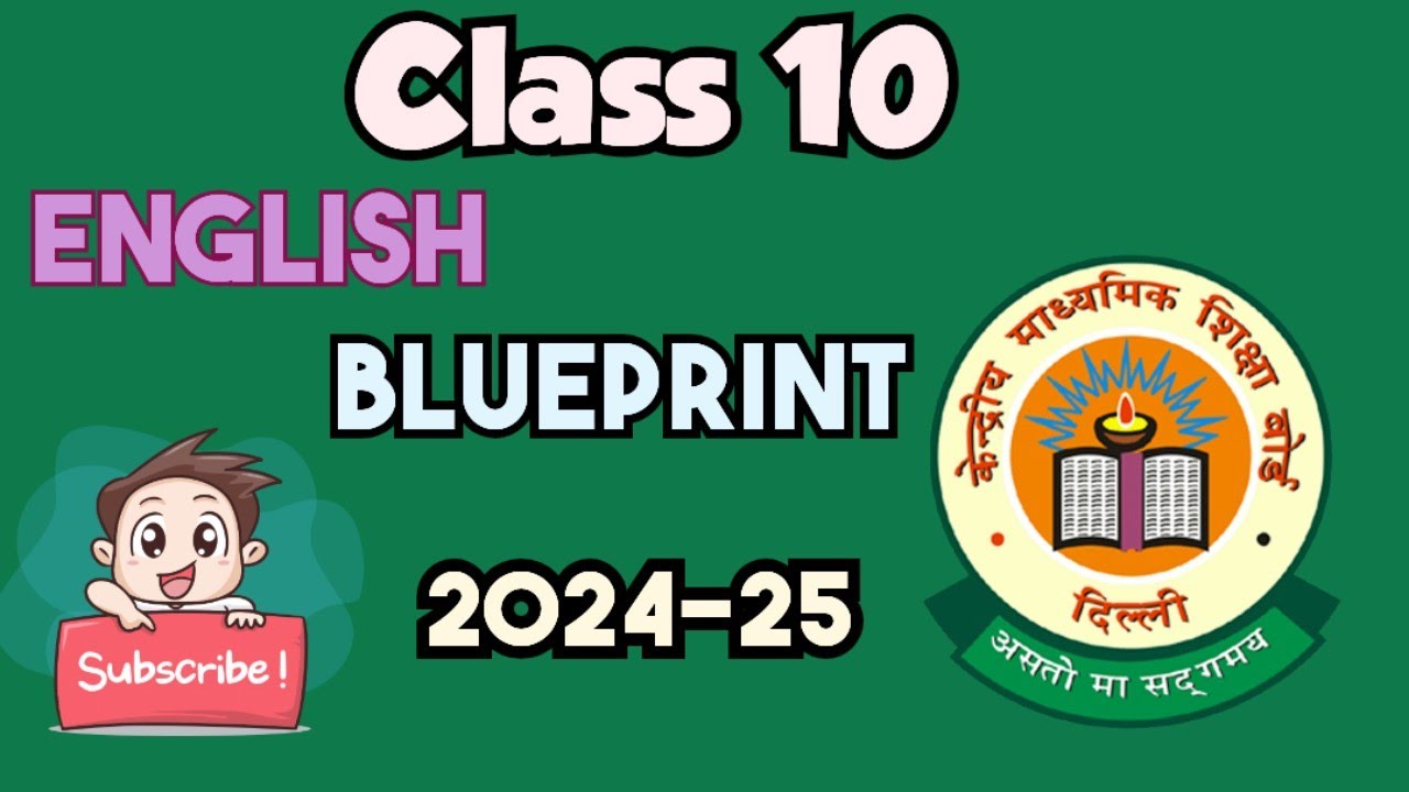 English Class 10 Paper Pattern 2024-25 | BLUEPRINT | CBSE EXAM PATTERN ...
