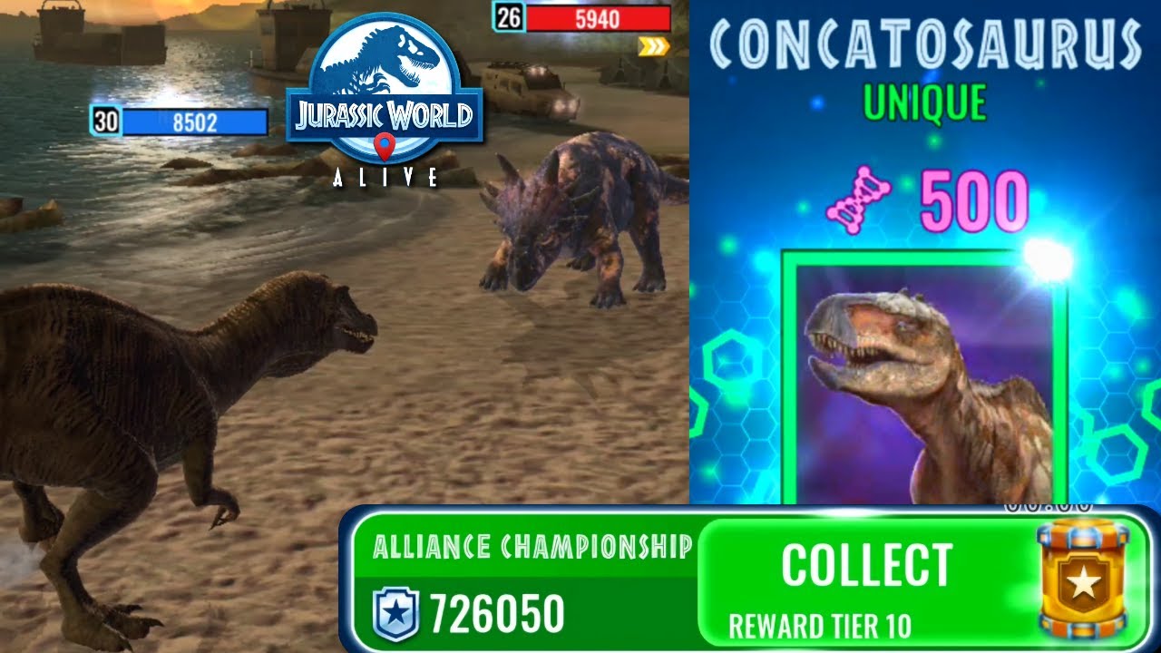 Claim Your Concatosaurus Alliance Championship Reward! + PVP in ...