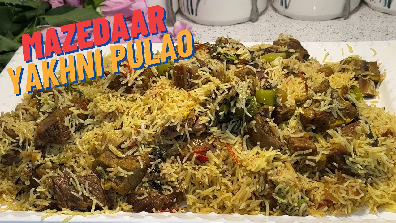 Authentic Beef Yakhni Pulao Recipe | Unique Pakistani Beef Pulao | Step ...