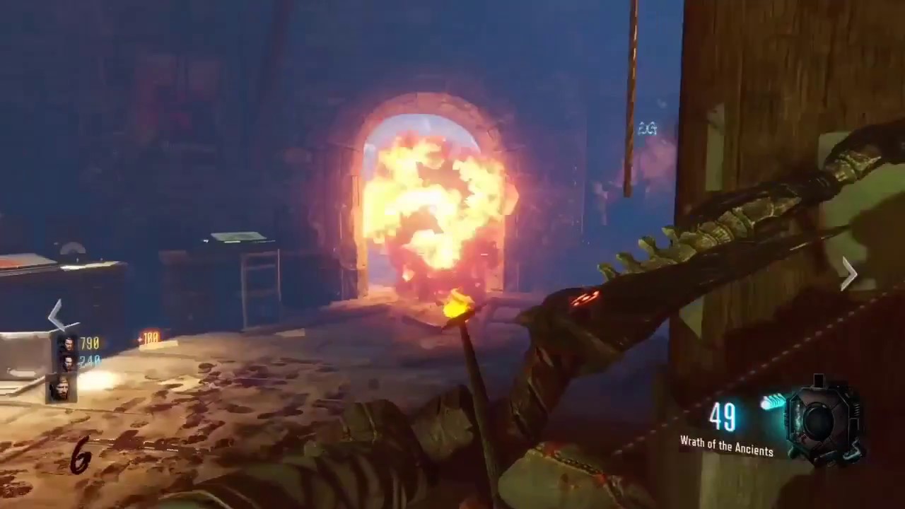 Black ops 3 zombies der eisendrache wolf bow and void bow gameplay with ...