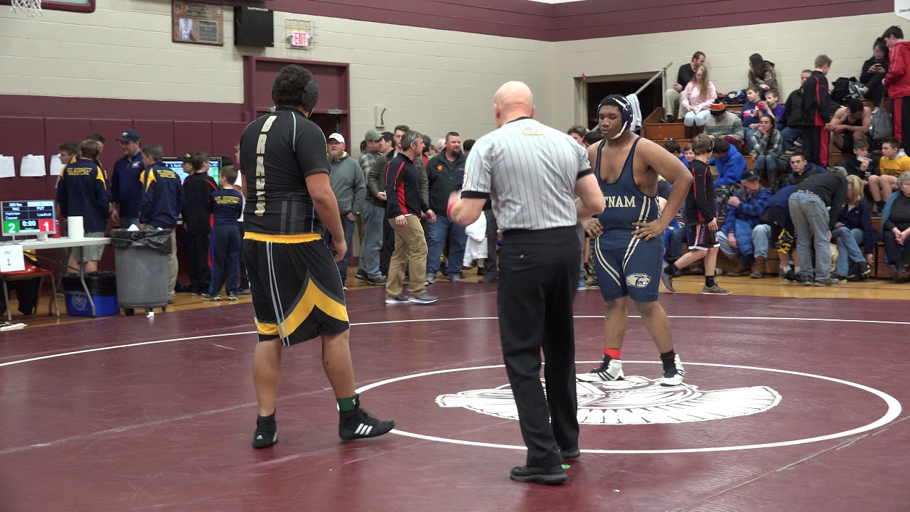 285lbs Isiaha Hartman Caesar vs Jordan Loadholt Putnam 12 27 17 - YouTube