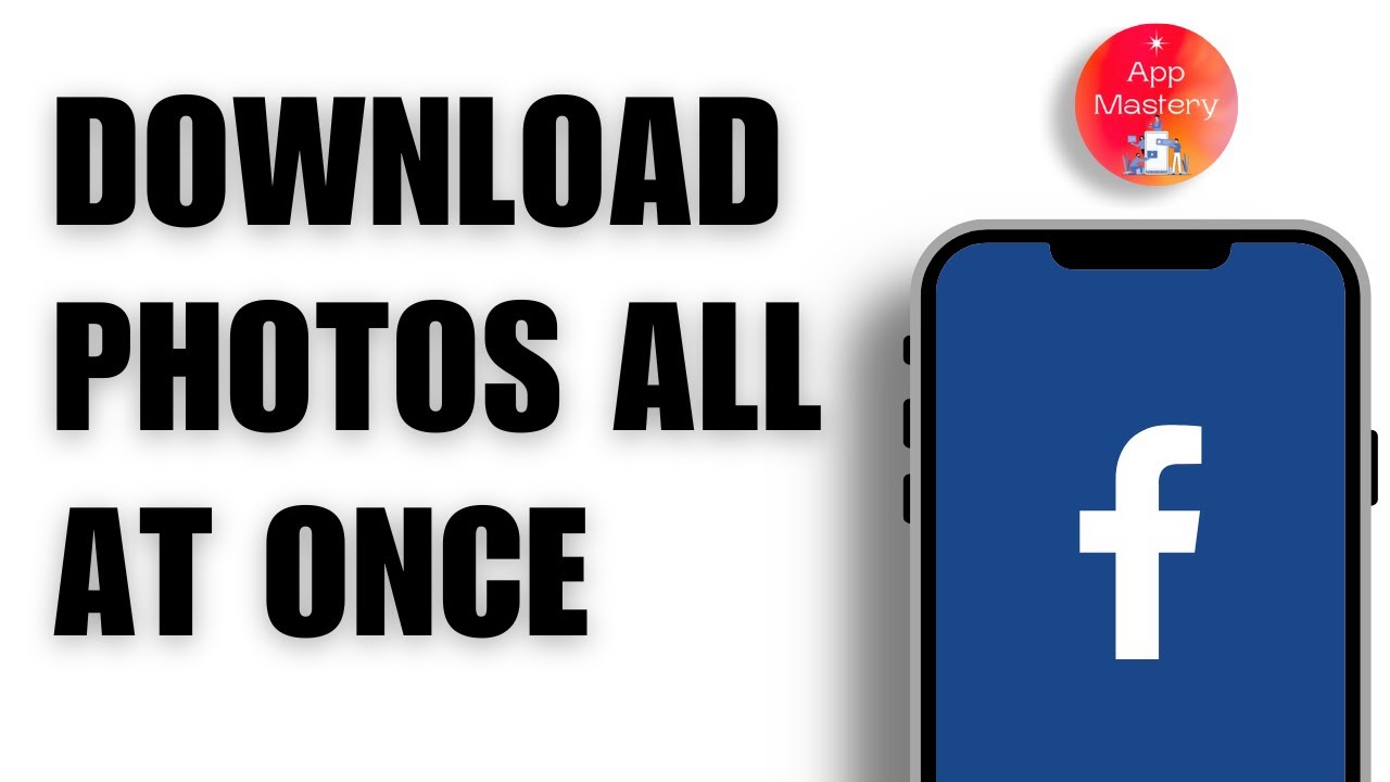 How To Download Your Facebook Photos All At Once - YouTube