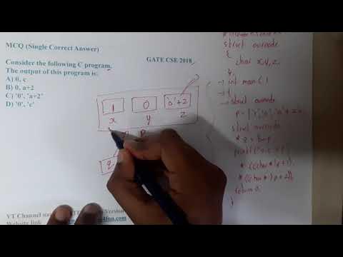 GATE CSE 2018 Q || C PROGRAMMING ||Data Structure || GATE Insights Version: CSE - YouTube