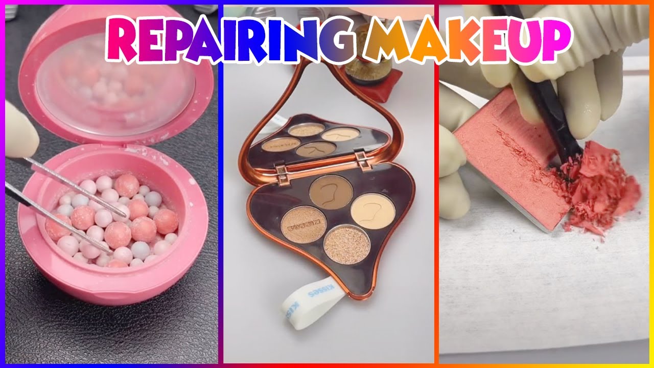 💎 ASMR Repairing Makeup Compilation Part 39 | Satisfying Fixing Broken ...