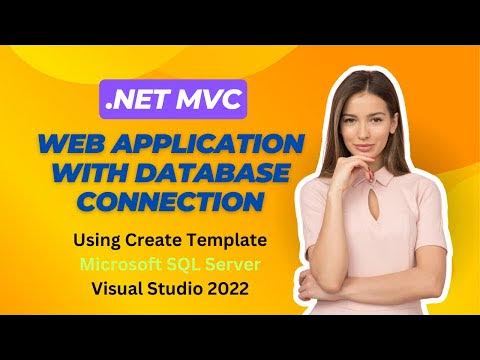 #4 ASP.NET MVC Web Application with MS SQL Database Connection | Visual Studio 2022 - YouTube