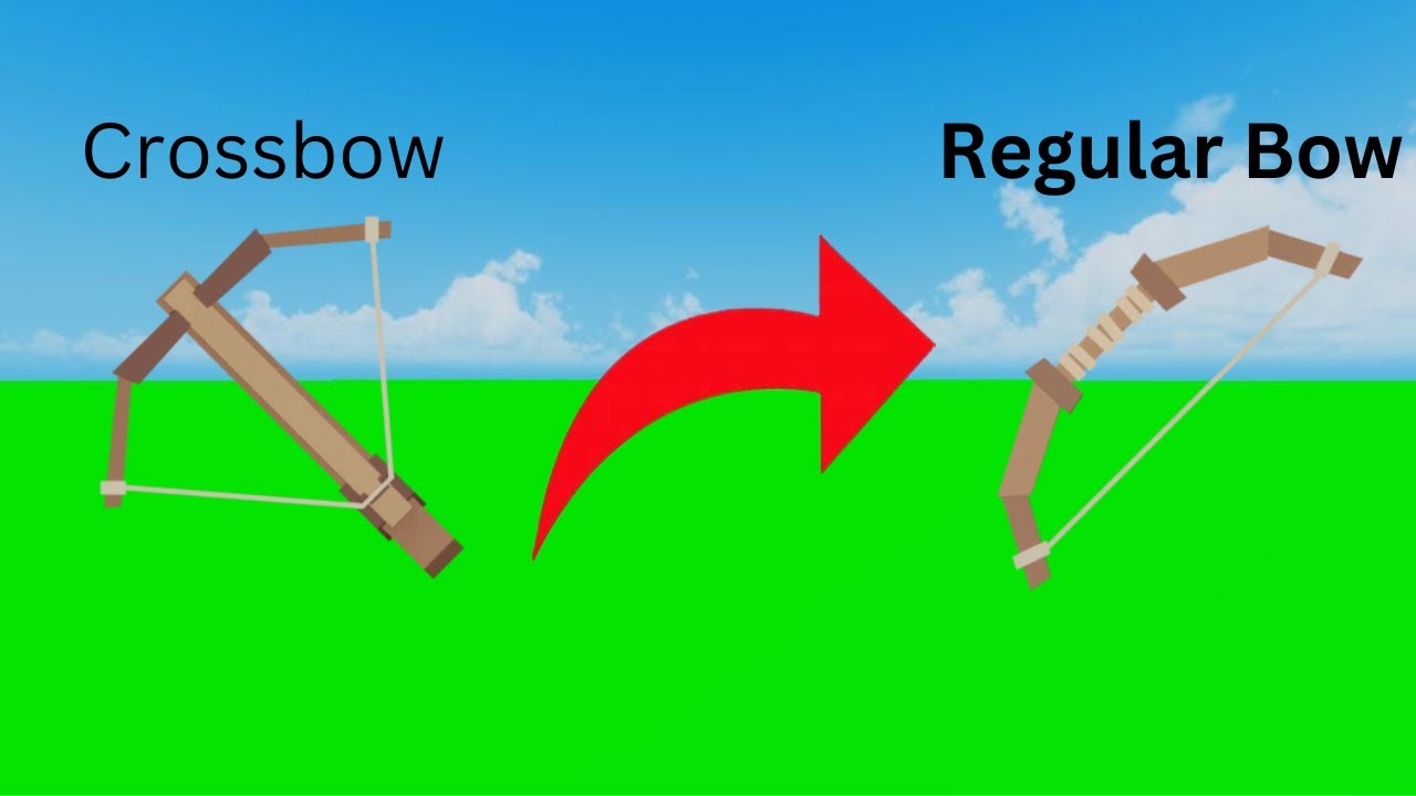 When you bought a regular bow few seconds after you bought a crossbow ...