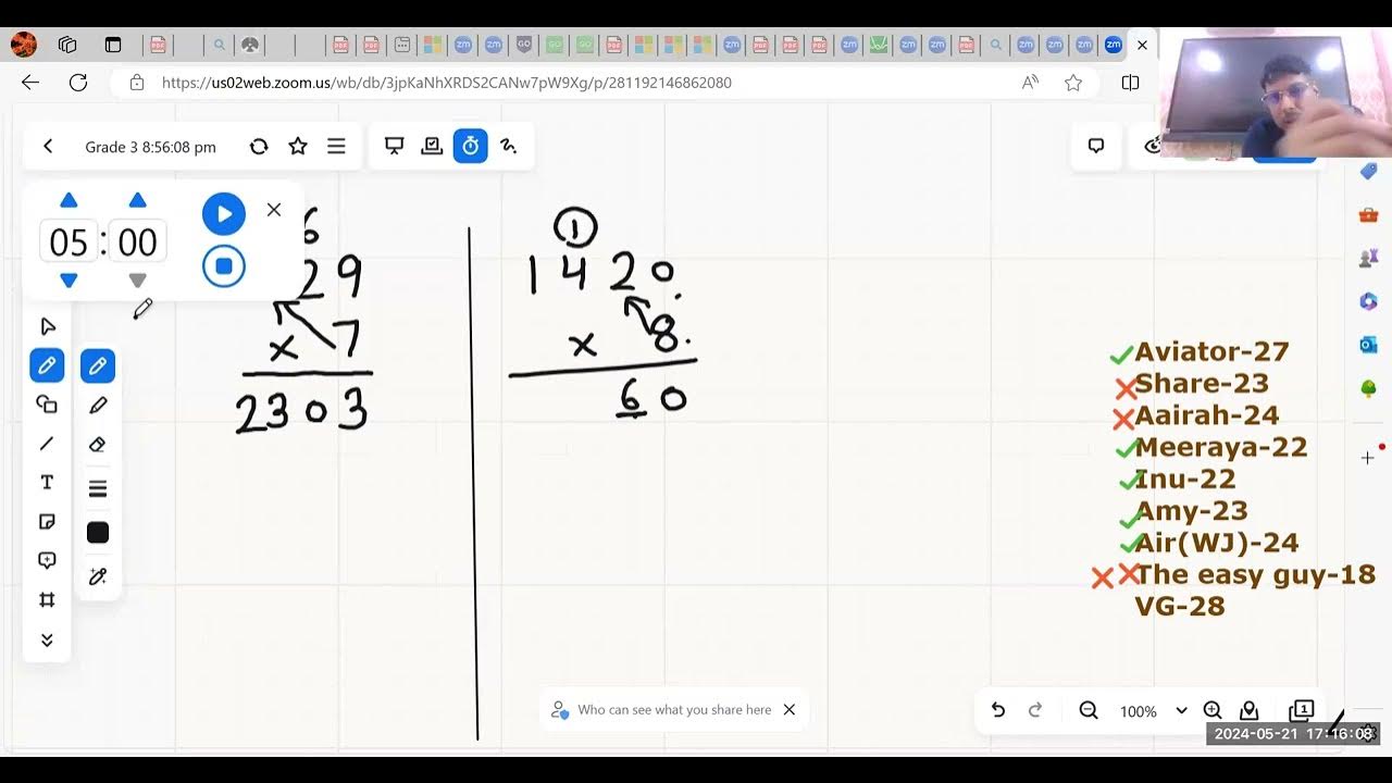 Grade 3 Maths Olympiad Class#22 Computation Operations - YouTube