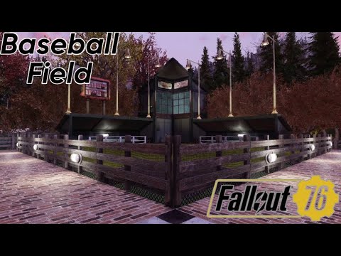 Fallout 76 | Baseball Field | Camp Build - YouTube