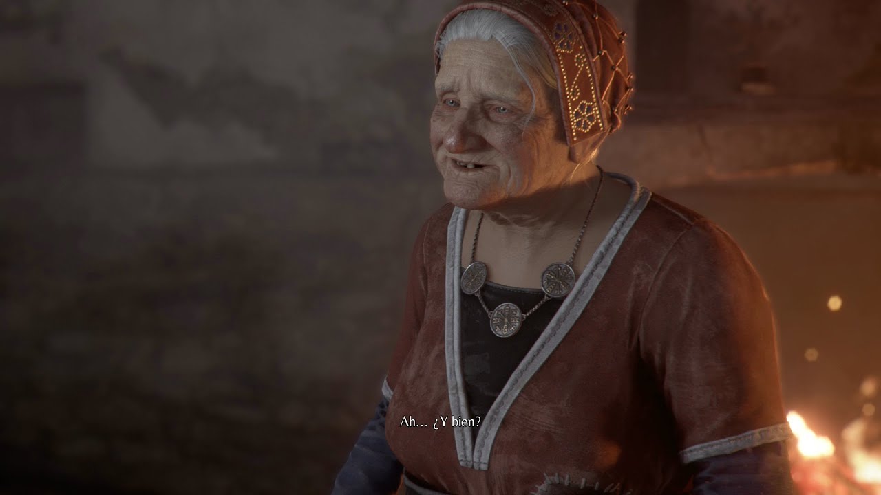 A Plague Tale Innocense | Amicia agradece a una anciana por ayudarles a ...