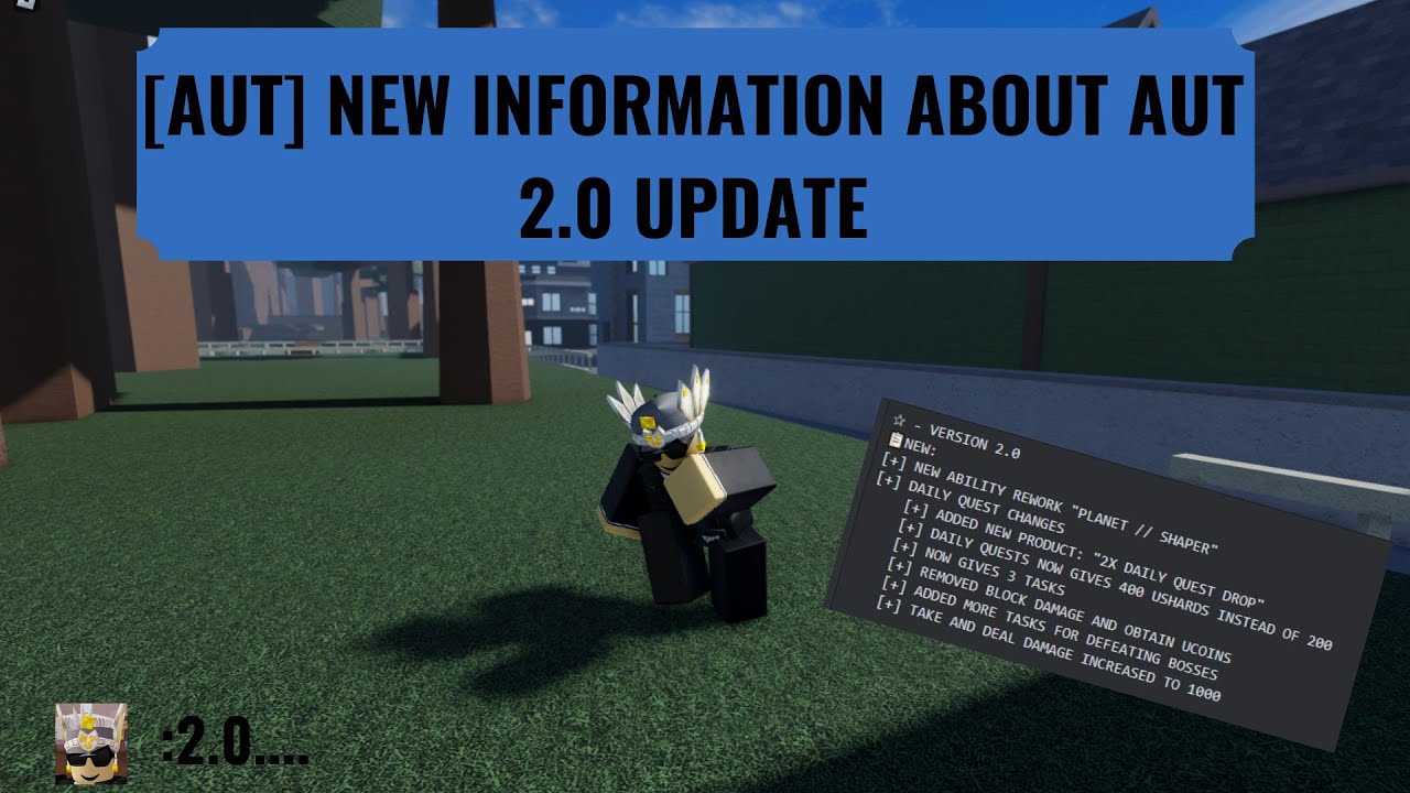 [AUT] NEW INFORMATION THAT YOU NEED TO KNOW ABOUT AUT 2.0 UPDATE - YouTube