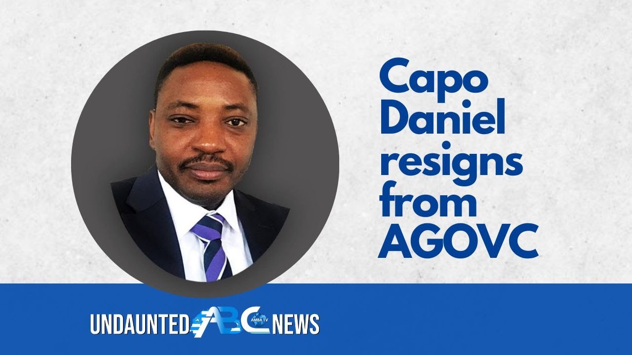 Capo Daniel resigns from AGOVC - YouTube