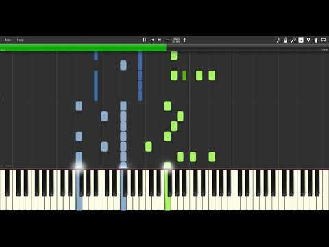 The Sims 2 - Sim Time Sim Place (Piano Solo) [Synthesia Tutorial]