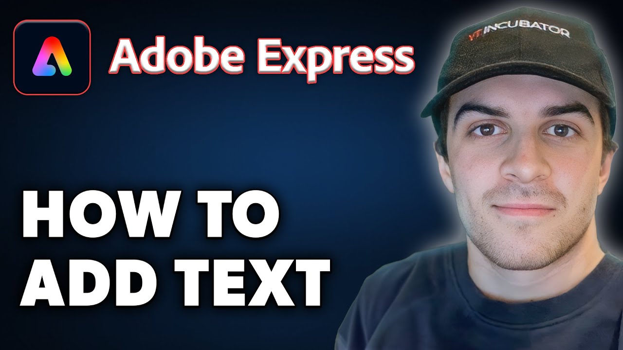How to Add Text in Adobe Express (Full 2024 Guide) - YouTube