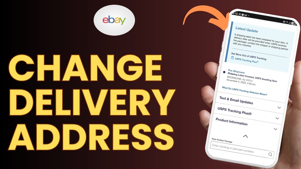 How to Change eBay Delivery Address - YouTube