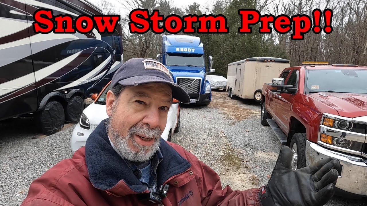 Snow Storm prep - YouTube