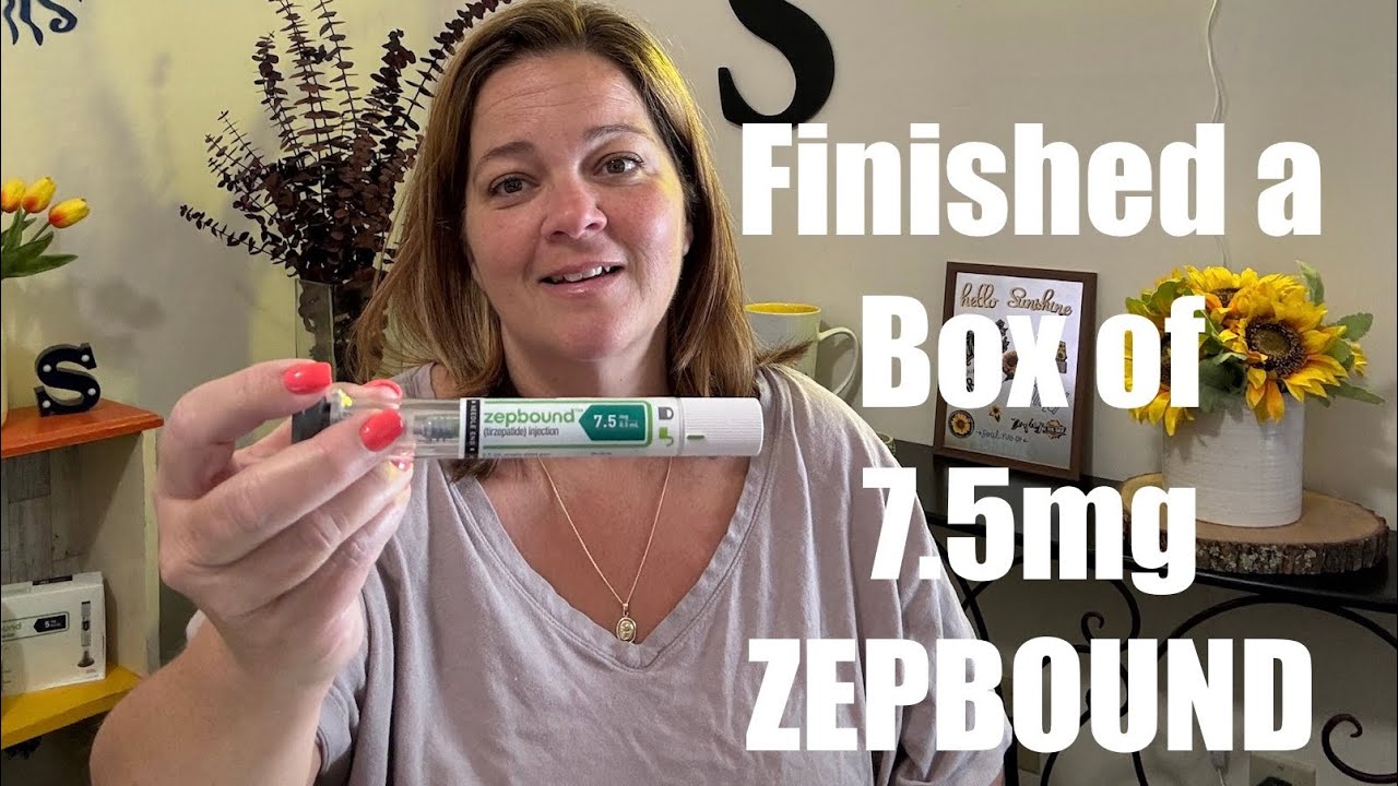 Zepbound Weekly Review/Finished a whole box of 7.5mg/less side effects ...