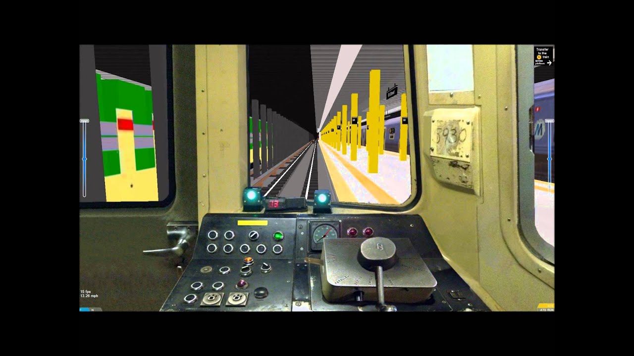 OpenBVE: R46 (R) Shuttle from 95th Street to 36th Street (1080p HD ...