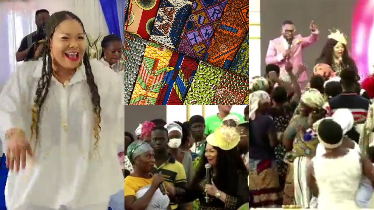 Wow..Nana Agradaa donates plenty materials materials to her church ...