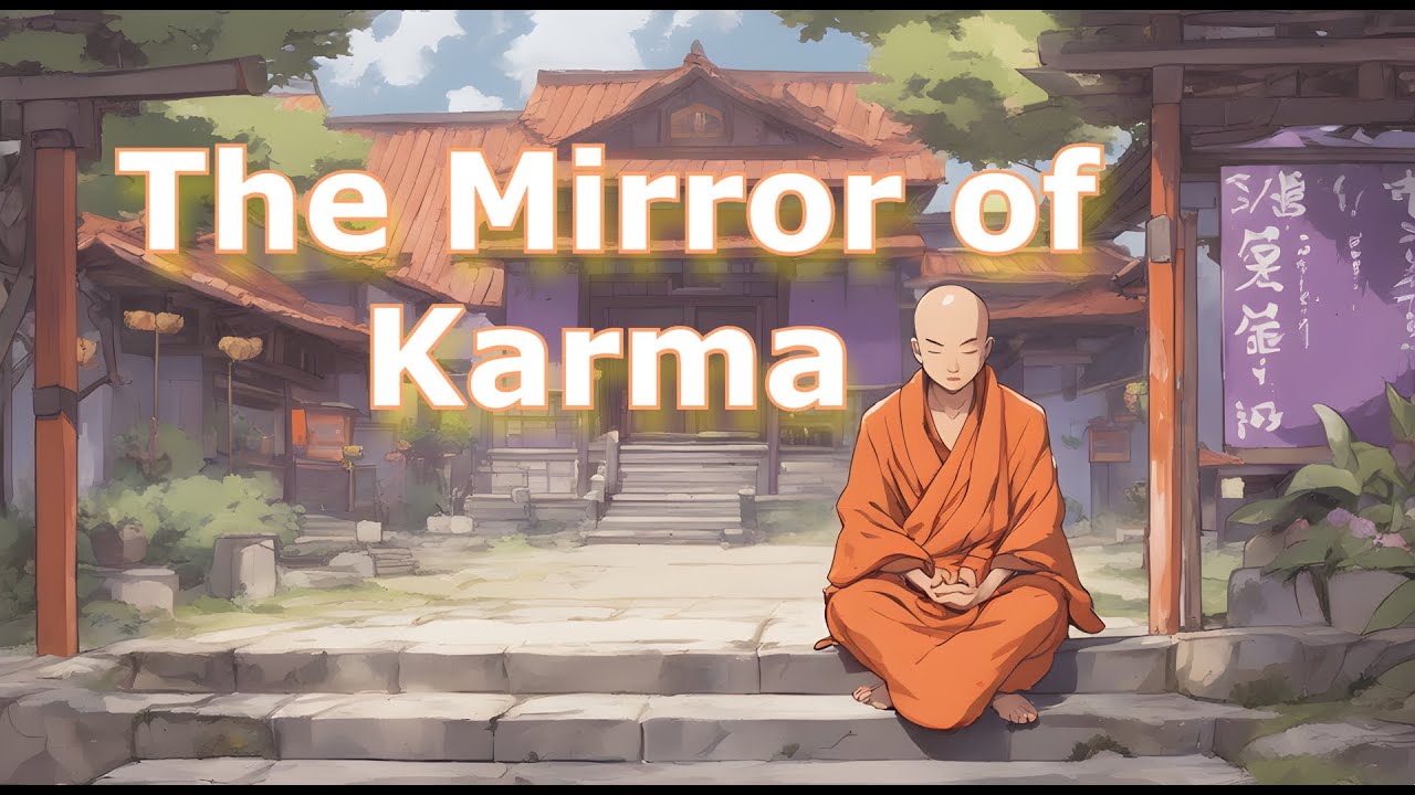 The Mirror of Karma Unveiling the Secrets of Abundance | Buddhist story ...