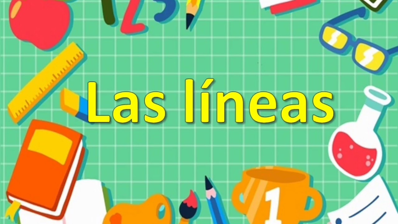 LAS LÍNEAS : RECTA, CURVA ,POLIGONAL Y MIXTA ( PARA NIÑOS) - YouTube