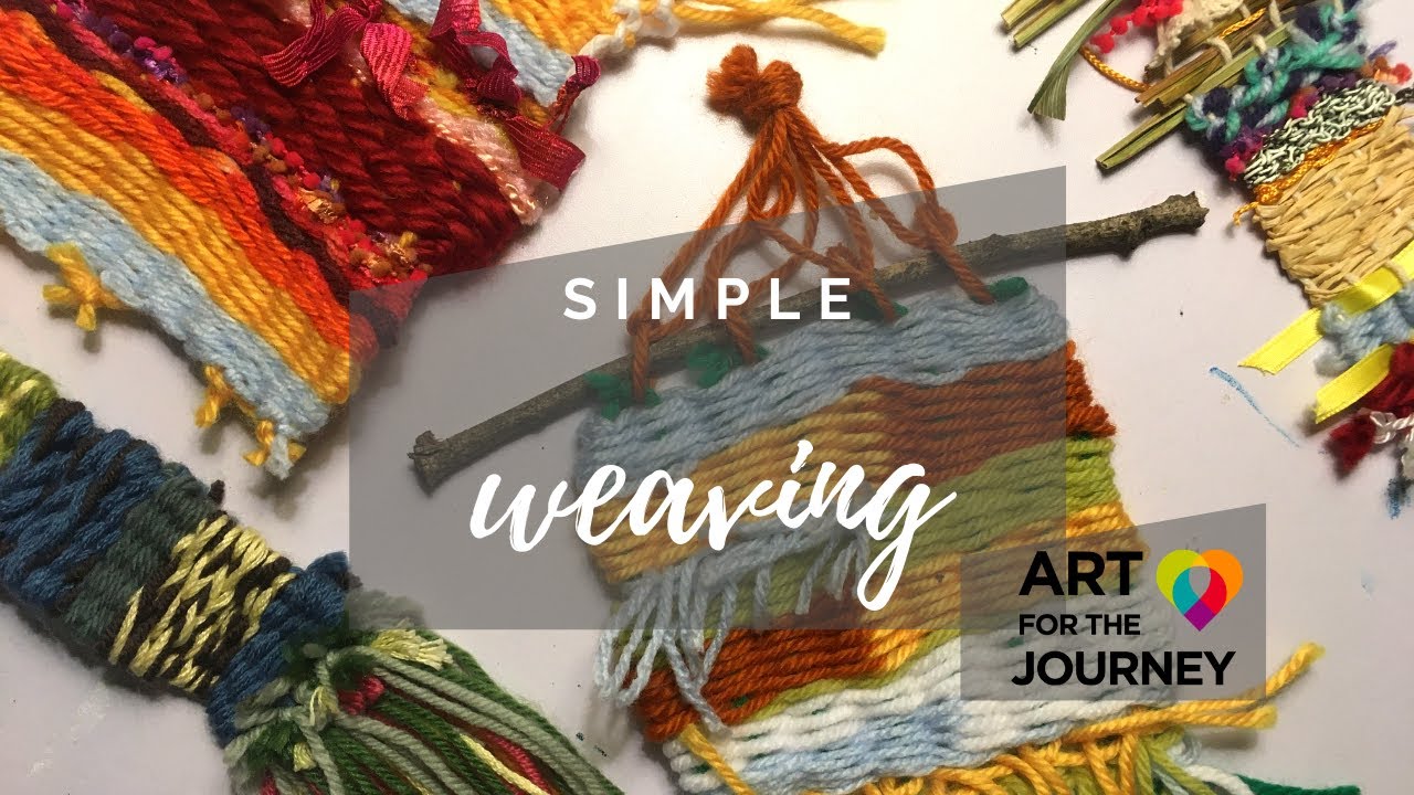 Art at Home: Weaving Tutorial - YouTube