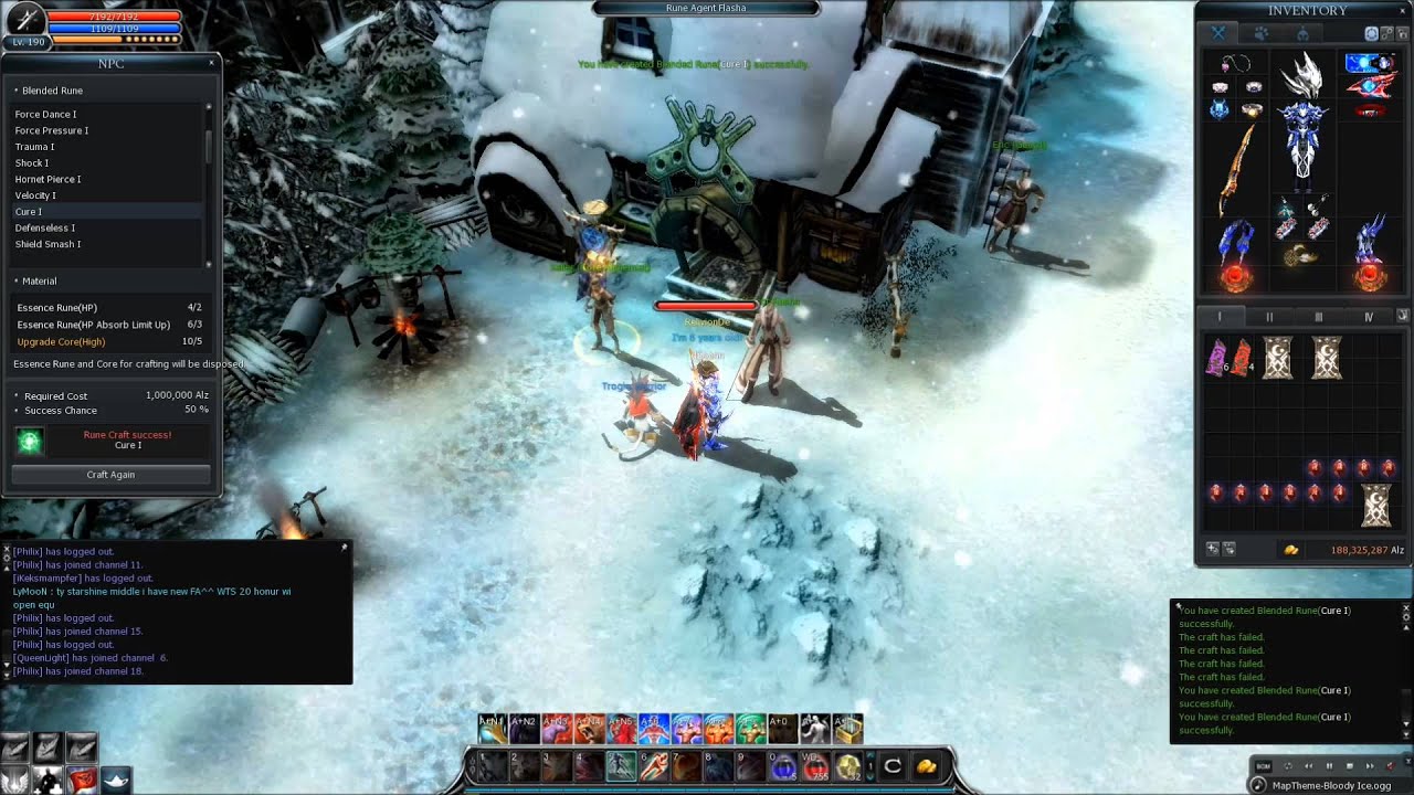 CABAL Online - Blended Rune(Cure I Cure II Cure III ) - CRAFT - YouTube