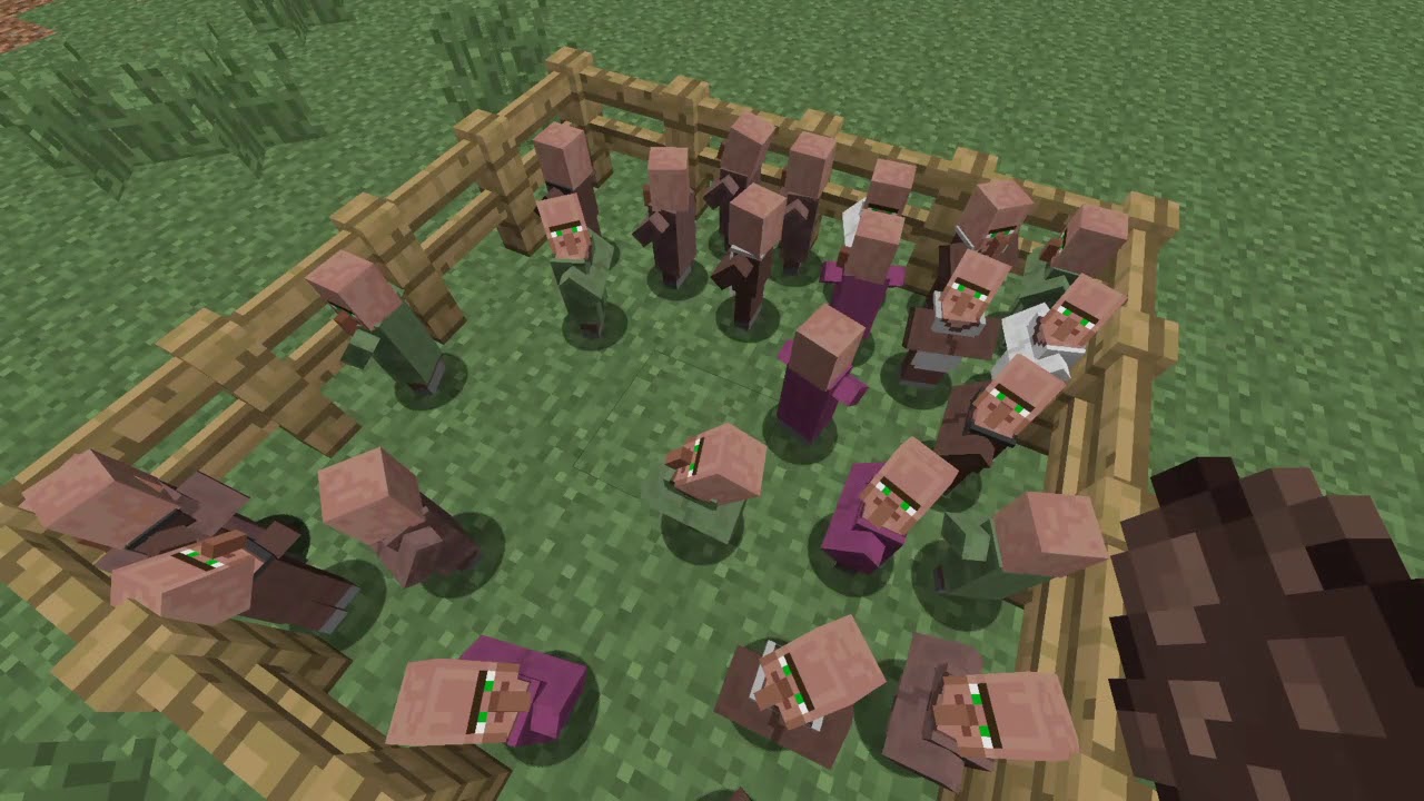 Minecraft: illagers no VILLAGERS Evokers and Vindicator - YouTube